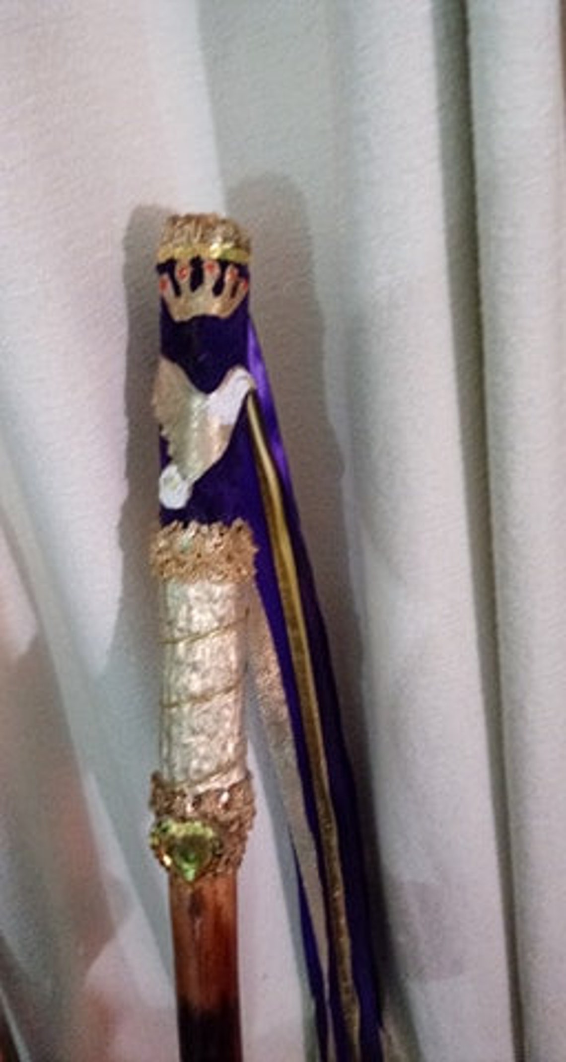 Prophetic Staff With Golden Eagle and Crown RIGHT PIC - Etsy