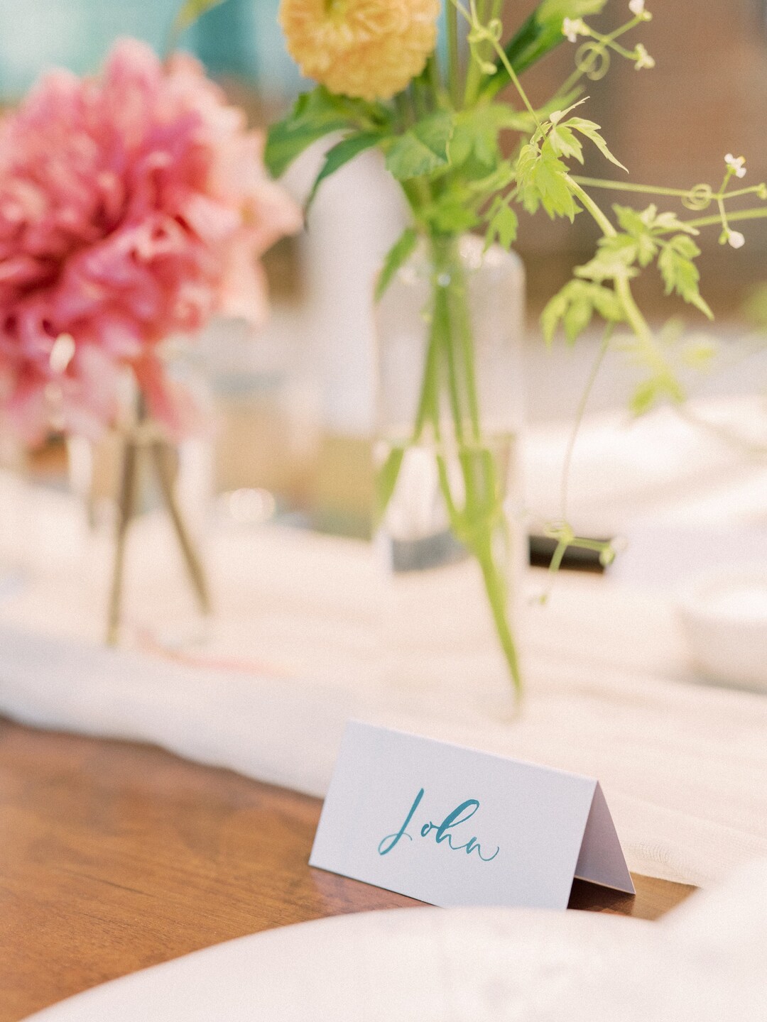 Custom Calligraphy — Place Cards - Etsy