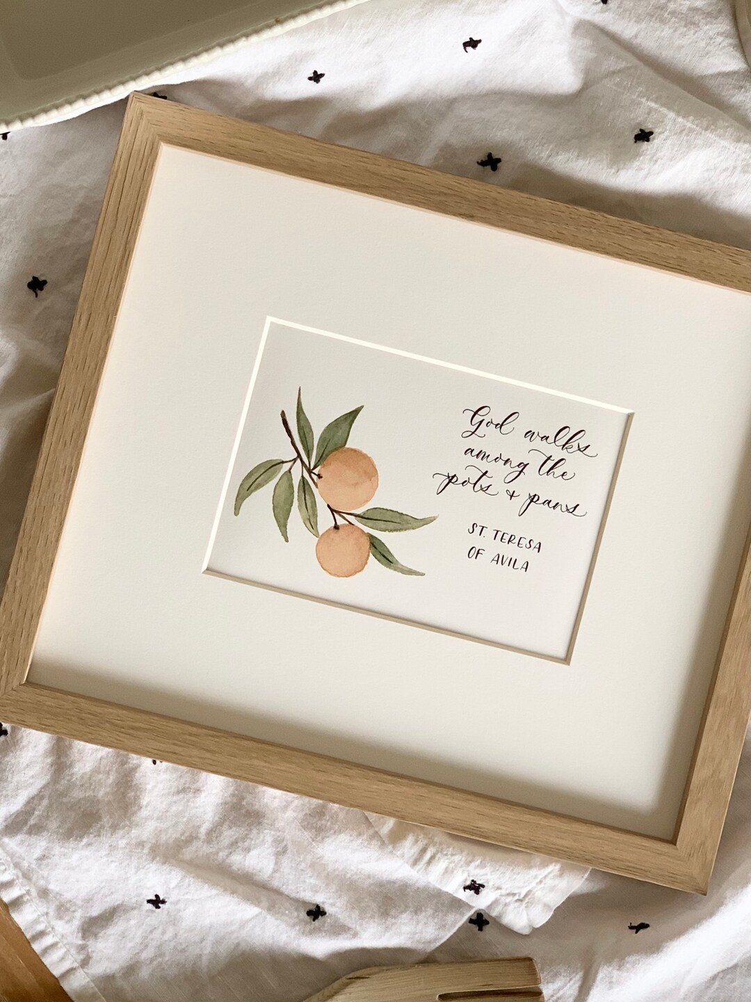 Calligraphy Print — Pots and Pans - Etsy