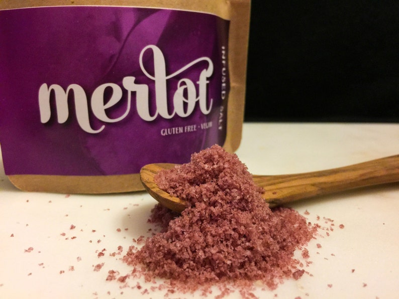 Merlot Infused Salt | Etsy