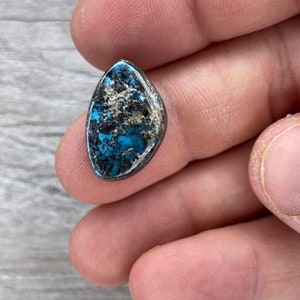 Apache Blue Turquoise {A387} Cabochon | Gemstone | Cab | Polished Stone ...