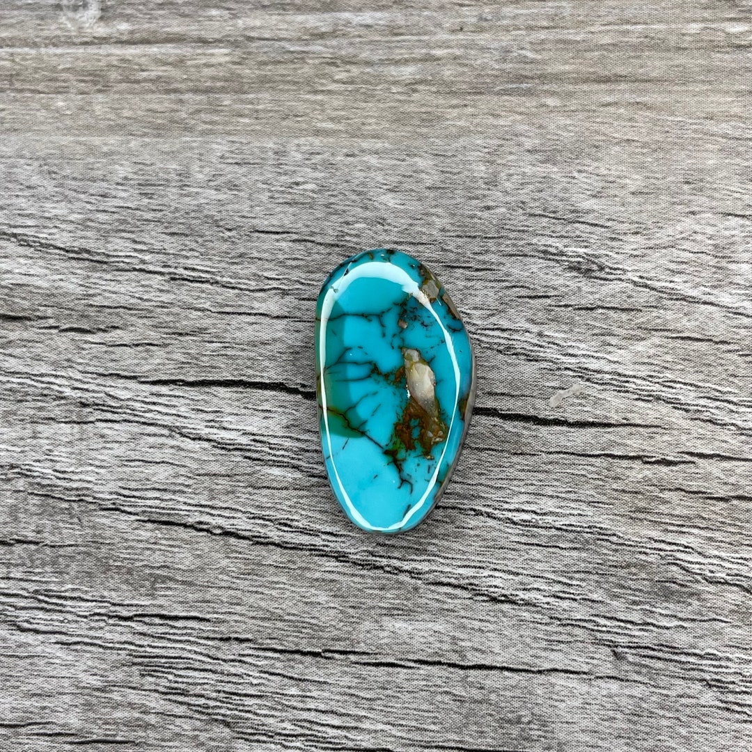 Sierra Nevada Turquoise {SN870} Cabochon | Gemstone | Cab | Polished ...