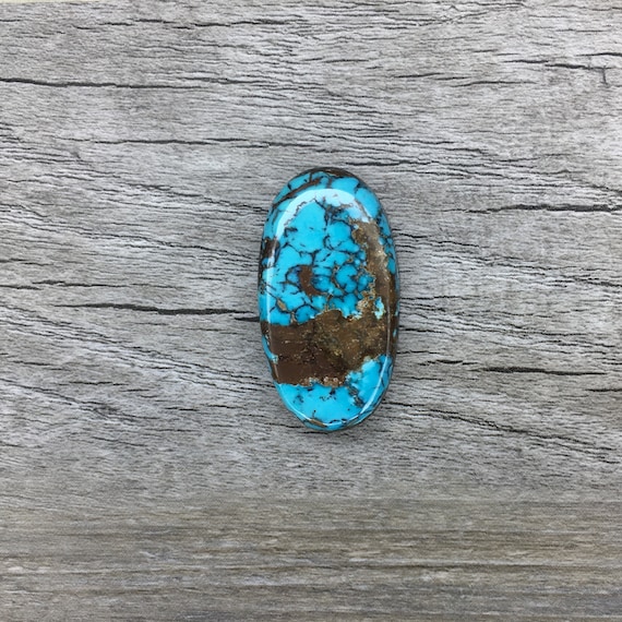Apache Blue Turquoise A403 Cabochon Gemstone Cab Polished Stone Etsy