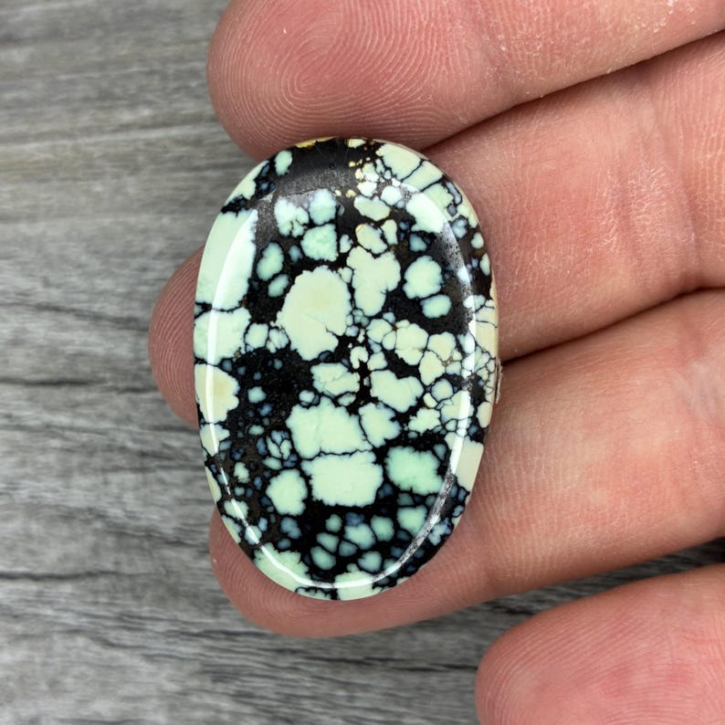 Poseidon Variscite {P1816} Cabochon | Gemstone | Cab | Polished Stone ...