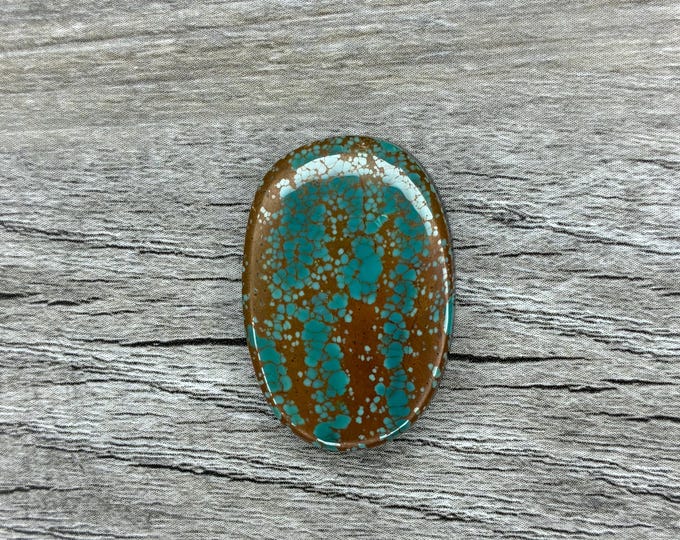 Iron Maiden Turquoise {IM1194} Stabilized Cabochon | Gemstone | Cab ...