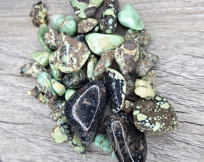 Poseidon Variscite {P1789} Tumble Nuggets | Gemstone | Rough | Polished ...
