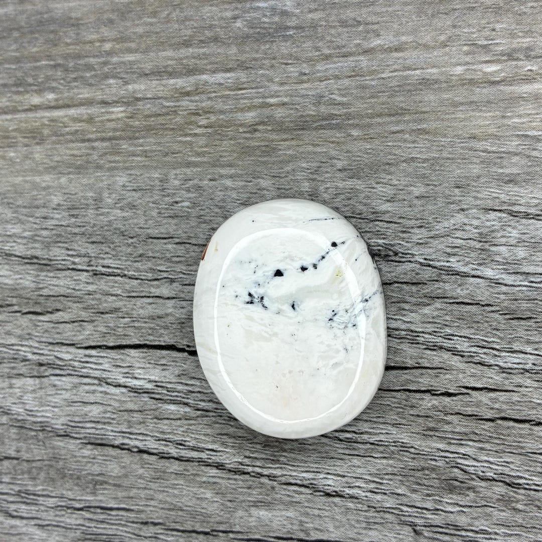 White Buffalo {W1739} Cabochon | Gemstone | Cab | Polished Stone - Etsy