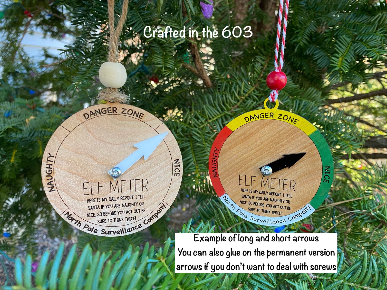 Elf Meter/ Elf Surveillance Ornament / Elf Report Ornament/ - Etsy