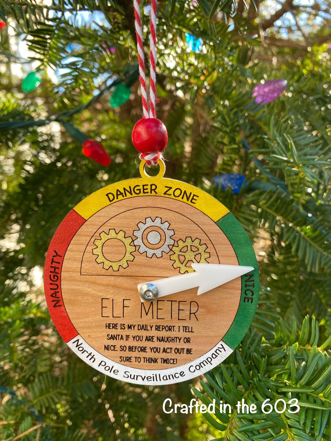 Elf Meter/ Elf Surveillance Ornament / Elf Report Ornament/ - Etsy