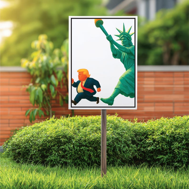 Chasing Trump |printable Protest Sign | Digital Download - Etsy