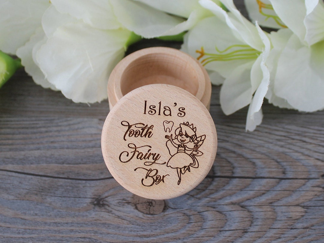 Custom Tooth Fairy Box * Personalized Wooden Tooth Box * Child's Tooth ...