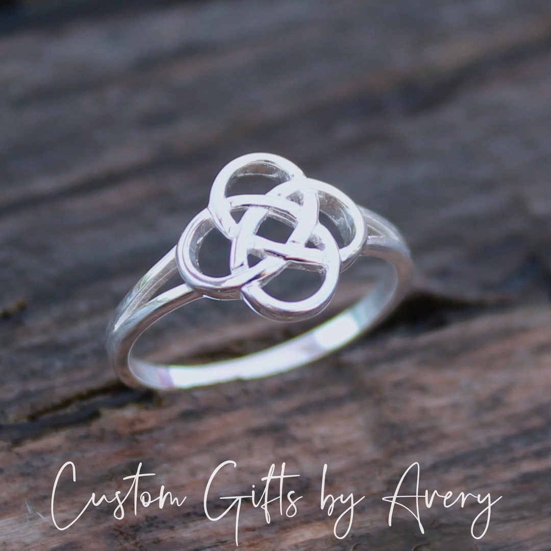Dara Knot Celtic Ring * 925 Sterling Silver Celtic Infinity Knot Ring * Celtic Knot Ring - Etsy