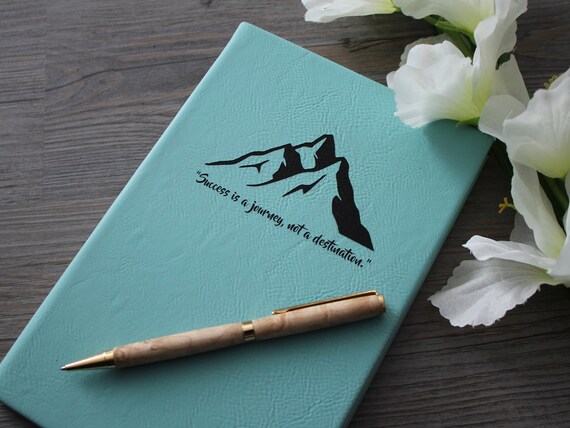 Personalized Notebook Custom Leather Journal Leatherette | Etsy