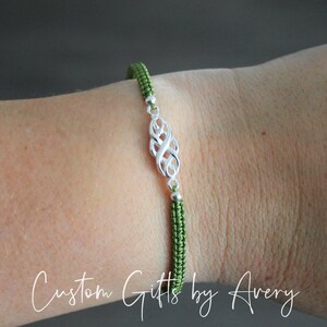 Sterling Silver Celtic Bracelet | Adjustable Celtic Bracelet | Celtic ...
