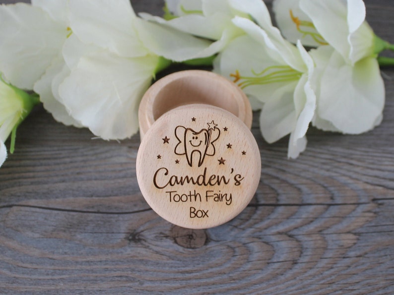 Custom Tooth Fairy Box Personalized Wooden Tooth Box - Etsy
