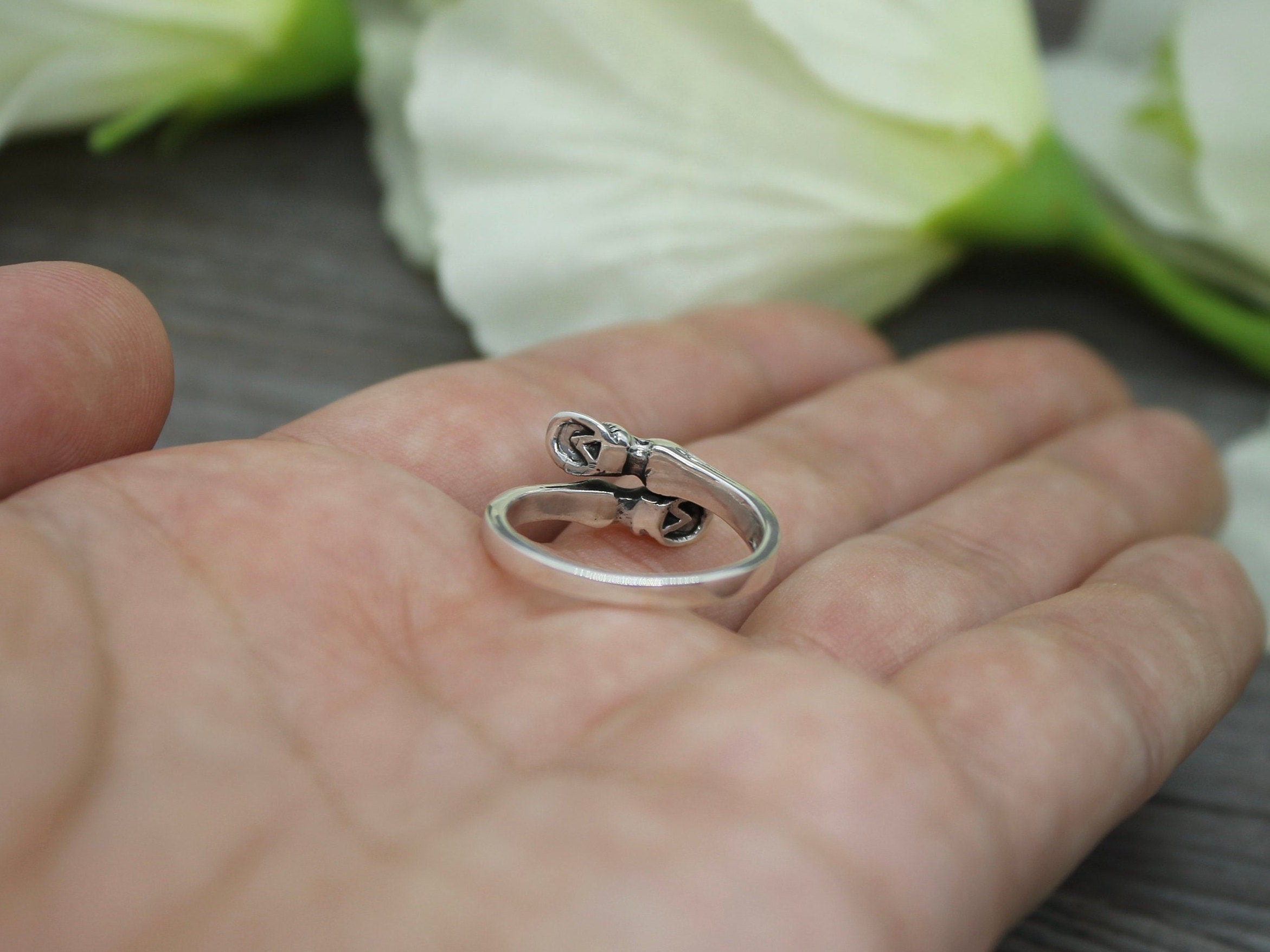 Horse Hoof Ring SOLID Sterling Silver Horse Ring 925 | Etsy