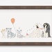 Safari Animal Parade Print - Zoo Animals Nursery Art Featuring an ...