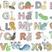 Alphabet Letters and Numbers Placemat - Double Sided With Zoo Animals ...