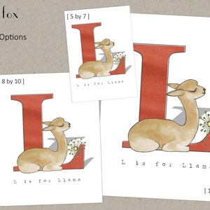 Llama Art Print - Illustrated Llama Artwork for Your Llama Nursery ...