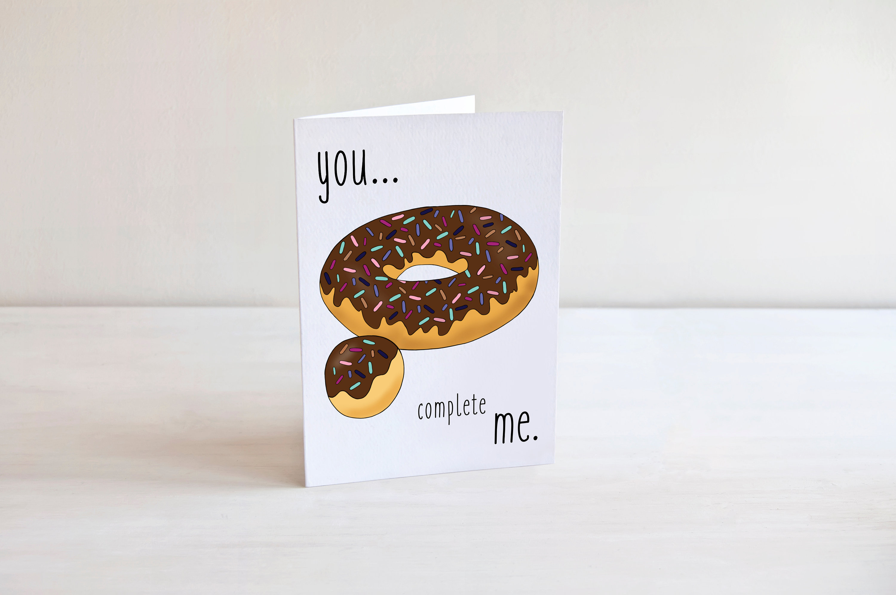 Funny Love You Card I Donut Know What I'd Do Without You | Etsy