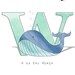 W is for Whale Alphabet Illustration Print, Nursery Art, Kid's Decor ...