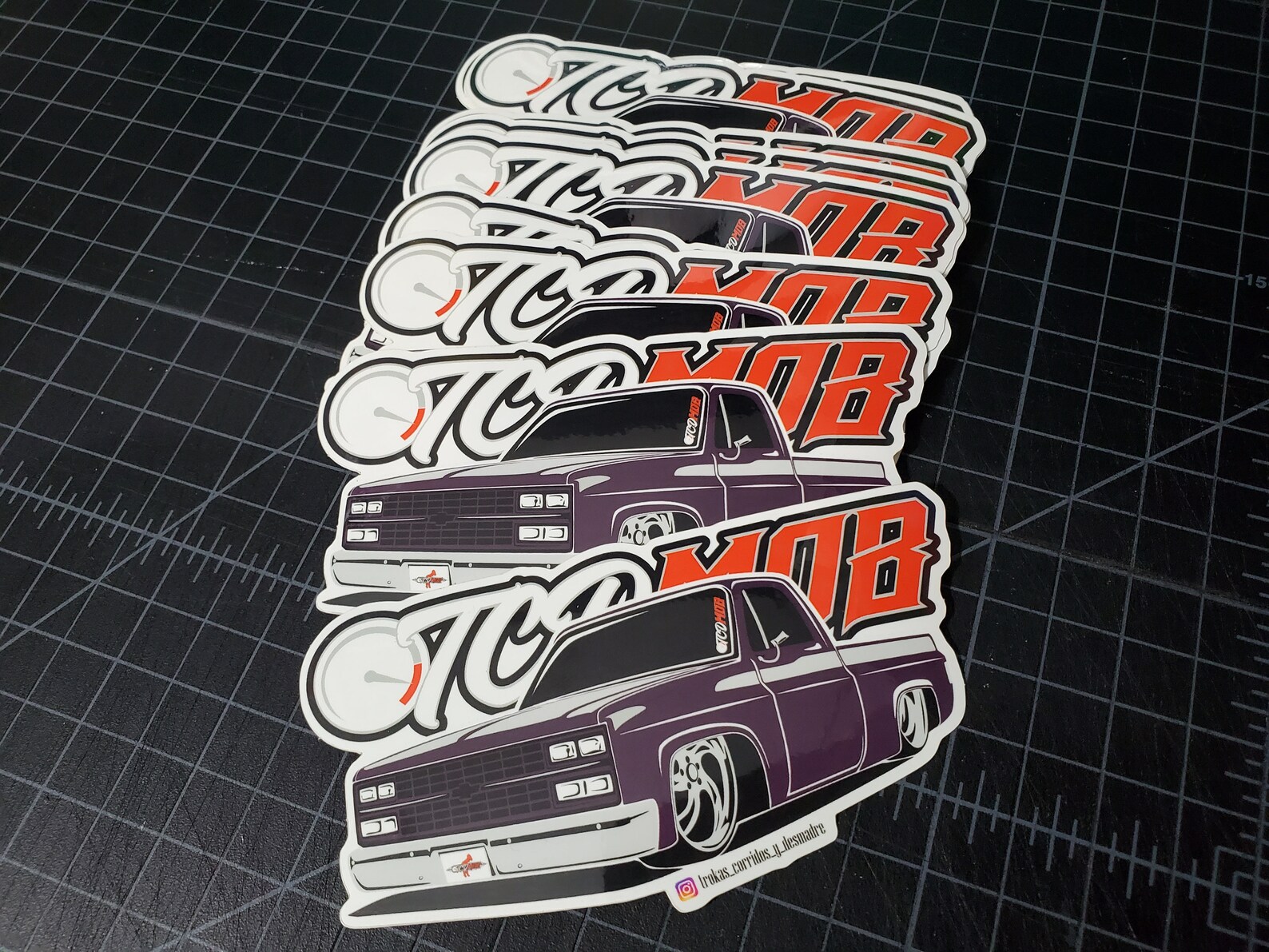 C-10 Sticker, Tcdmob, C10, Truck Sticker,suelo Mob,trokiando,bagged ...
