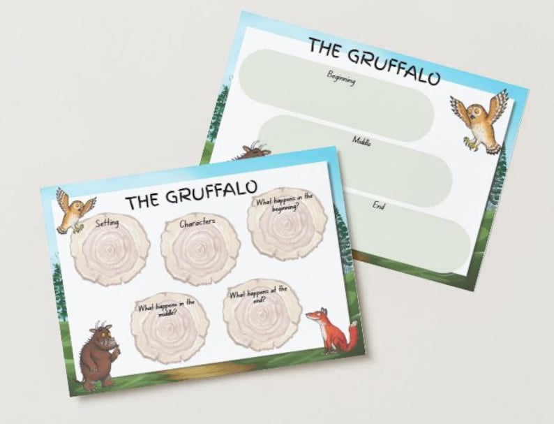 The Gruffalo - 44 Page Activity Pack - Etsy