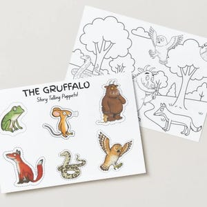 The Gruffalo - 44 Page Activity Pack - Etsy