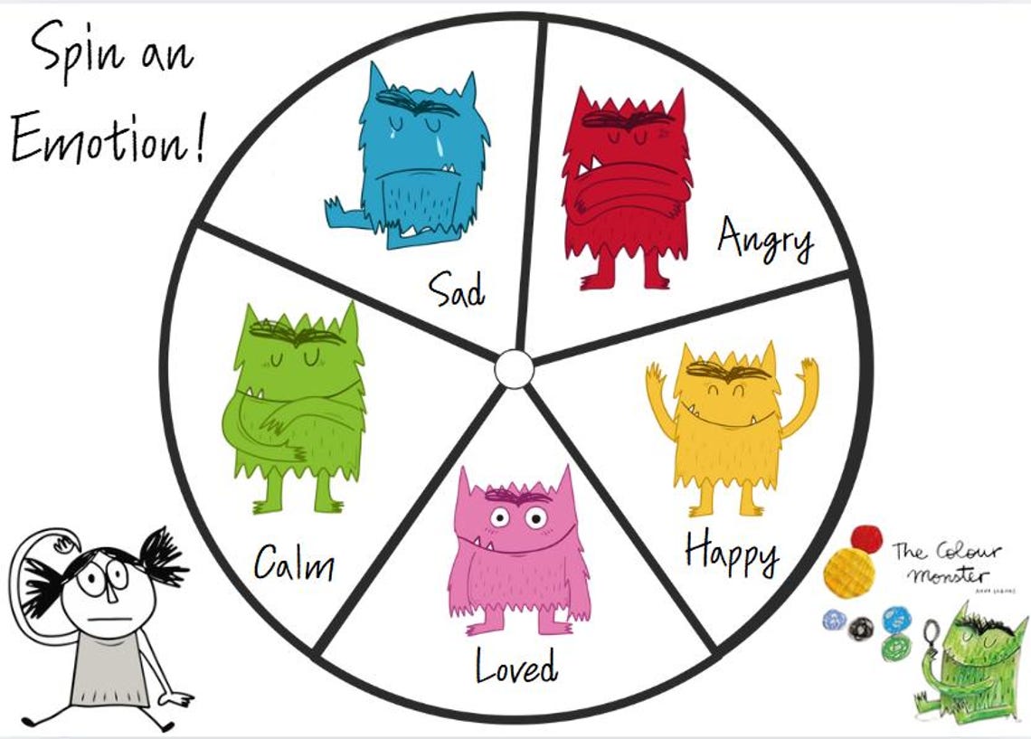 The Colour Monster - Activity and Poster Set - 18 Pages! - Etsy