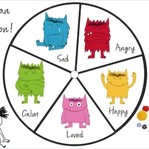 The Colour Monster - Activity and Poster Set - 18 Pages! - Etsy