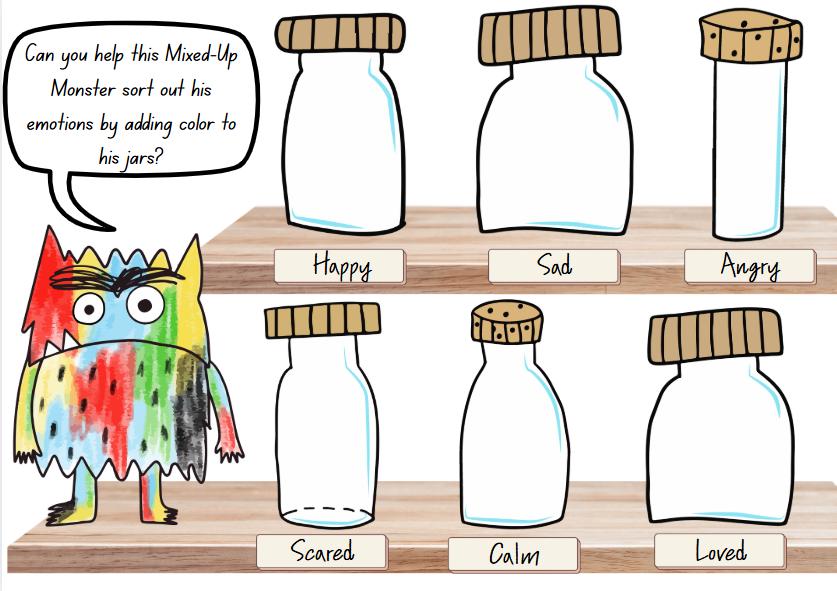 The Colour Monster - Activity and Poster Set - 18 Pages! - Etsy