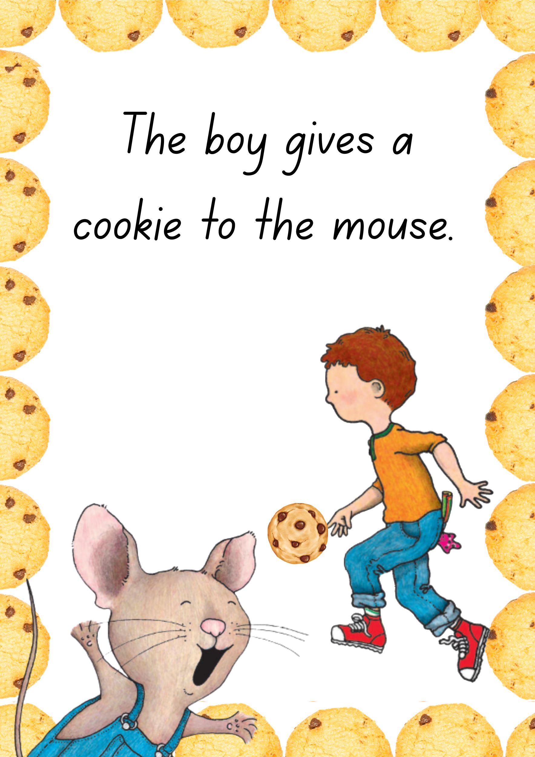 If You Give a Mouse a Cookie - Set of 20 Story Sequencing Cards - Etsy