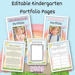 Portfolio Cover Page Preschool - Etsy