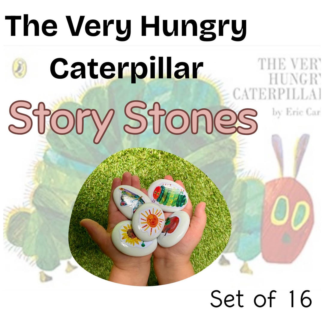 The Very Hungry Caterpillar Story Stones - Set of 16 - Etsy Australia