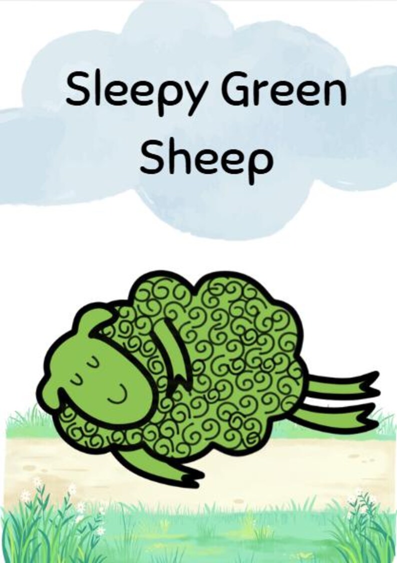 Where is the Green Sheep? Flashcards - Set of 14 - Etsy