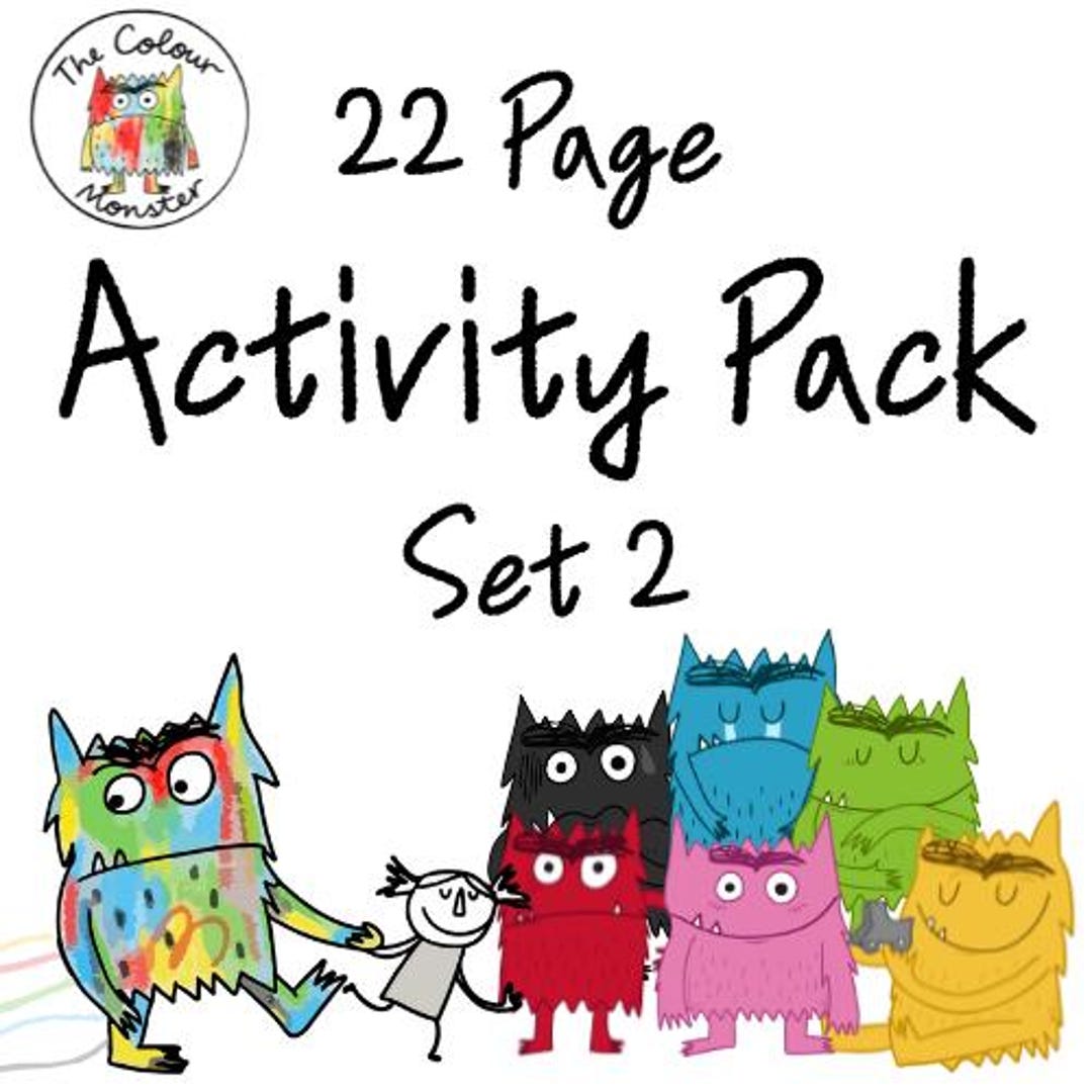 The Colour Monster Activity Pack - Set 2 - Etsy