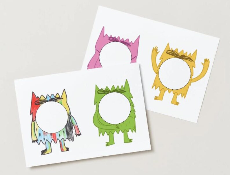 The Colour Monster Activity Pack - Set 2 - Etsy