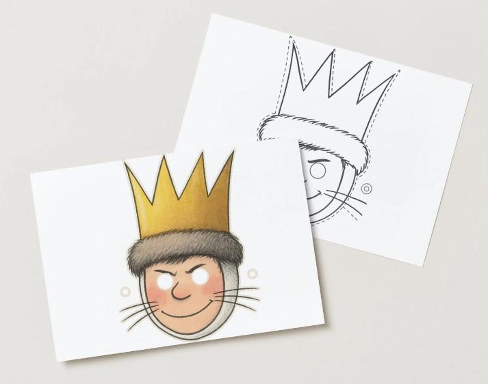 Where the Wild Things Are – Character Masks Printable Set - Etsy