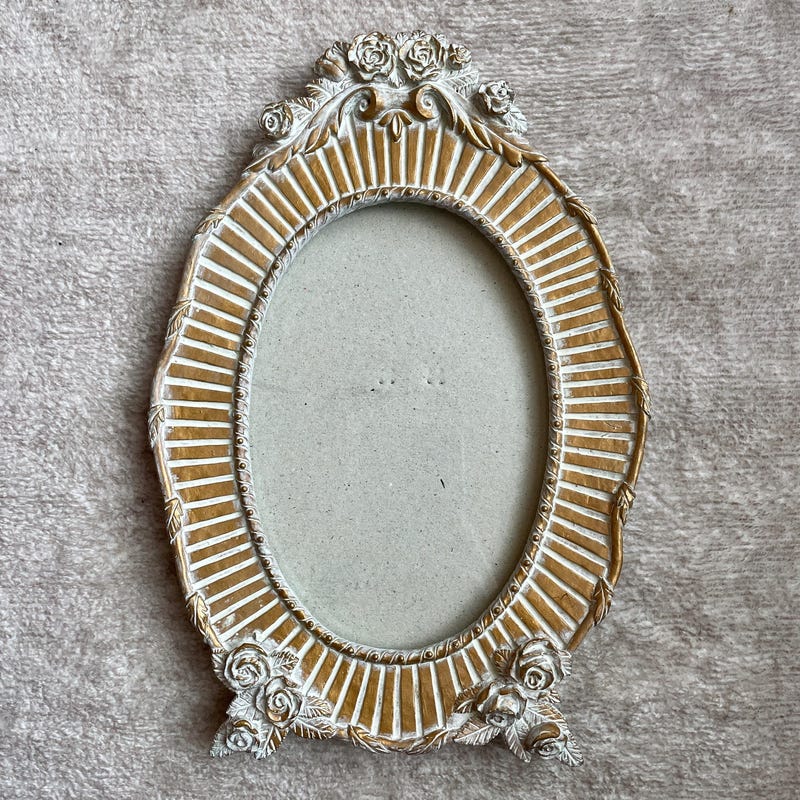 Antique Cream Photo Frame - Etsy