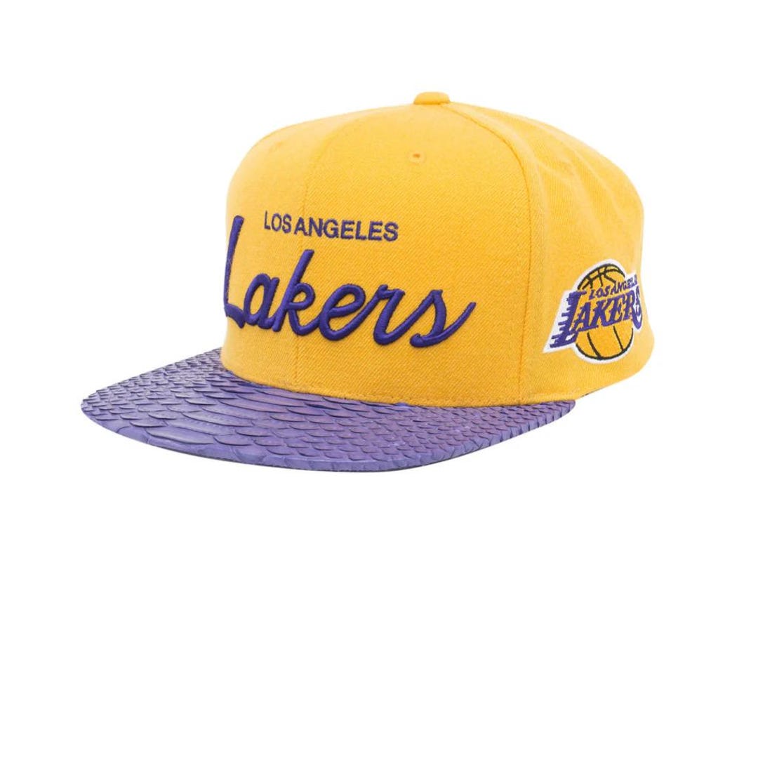 Mitchell & Ness Los Angeles Lakers Special Script Strapback - Etsy