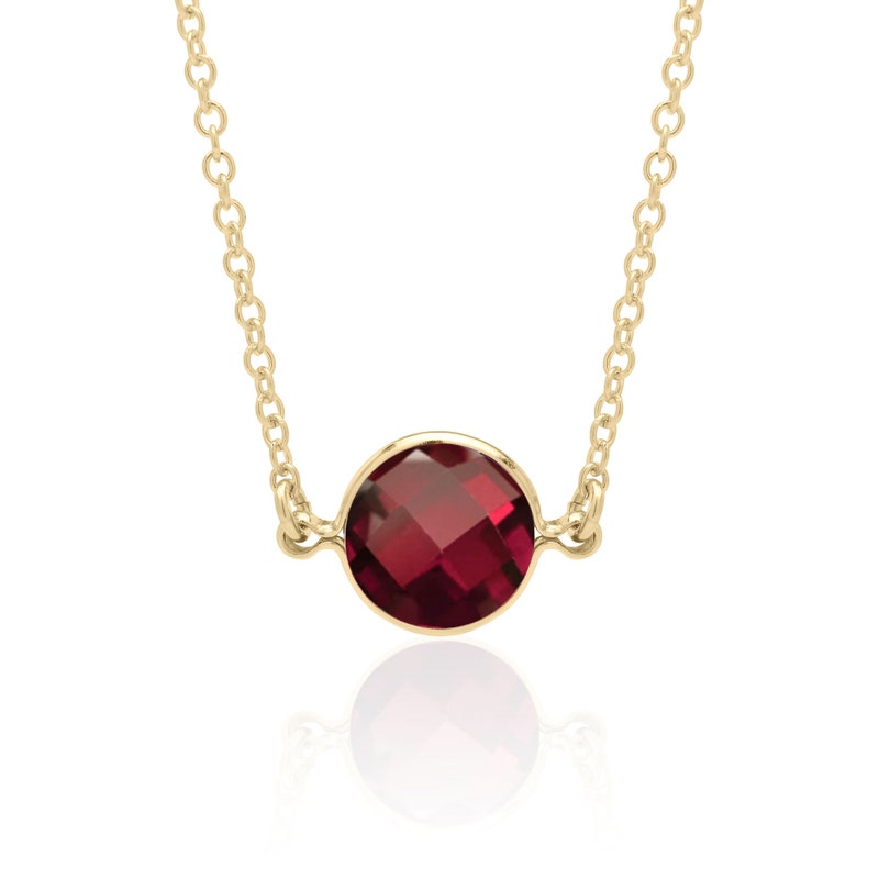 Red Ruby Necklace - Etsy