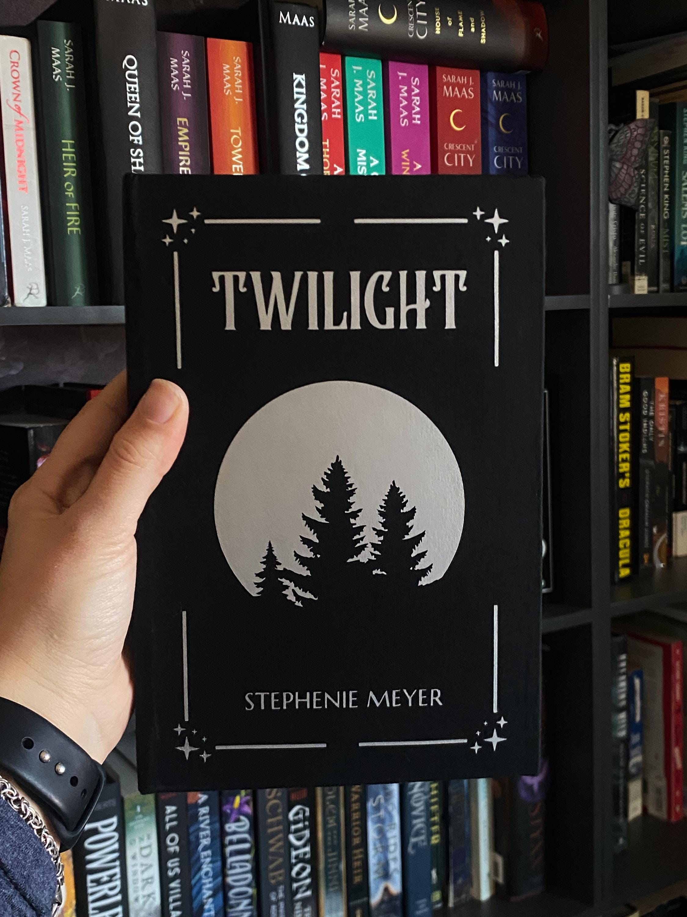 Twilight by Stephenie Meyer Book Cover Design for Book Binding ...