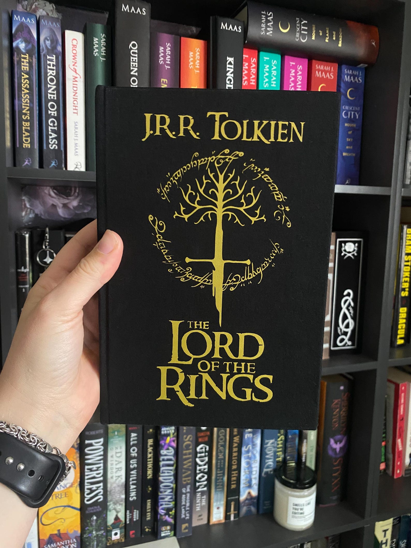 The Lord of the Rings by JRR Tolkien Book Cover Design for Book Binding ...