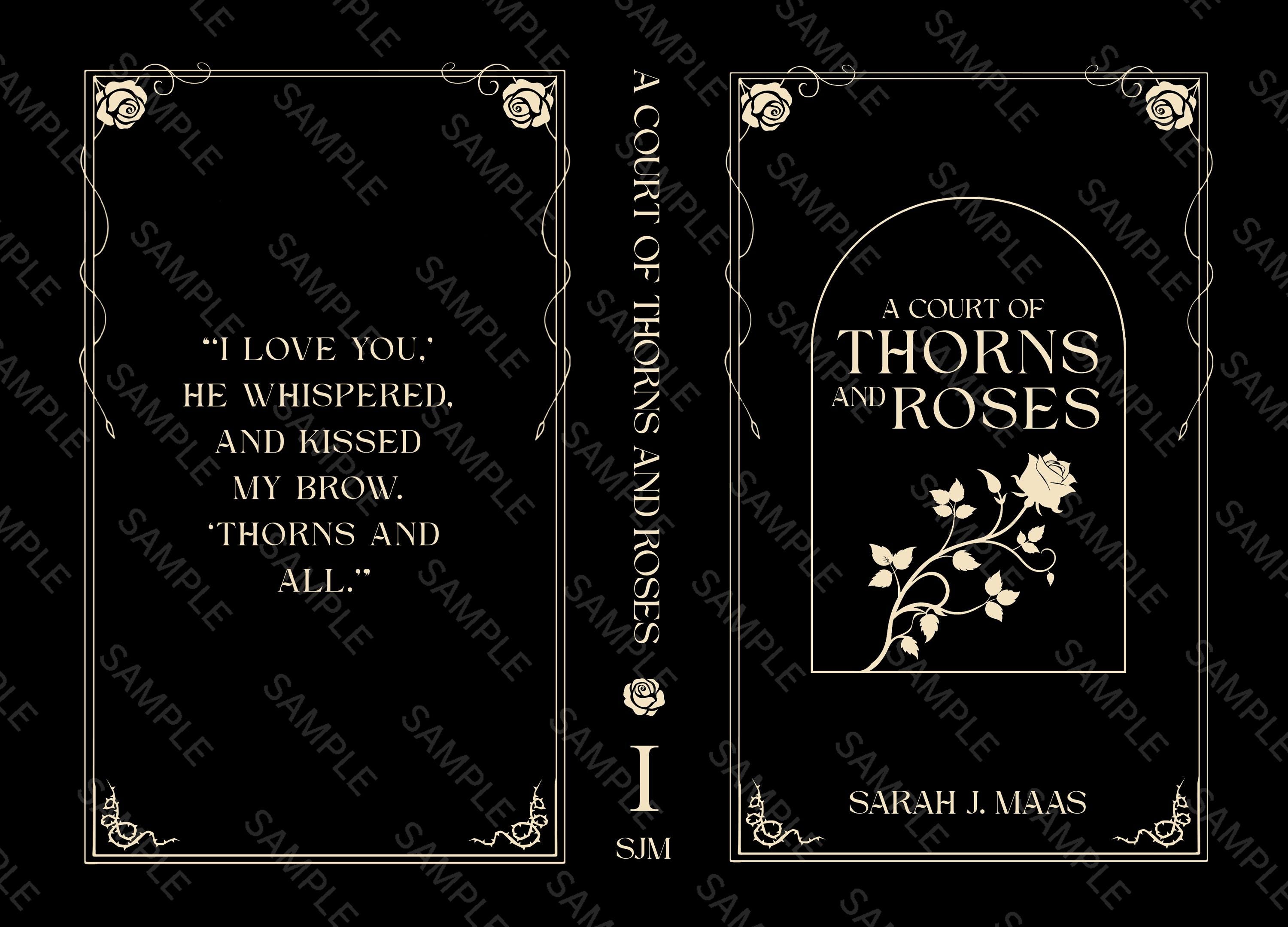 ACOTAR by Sarah J Maas Book Cover Design for Book Binding/rebinding ...