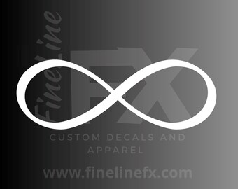Infinity decal | Etsy