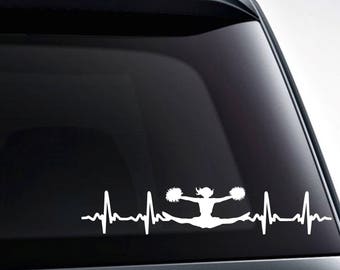 Cheerleading decals | Etsy