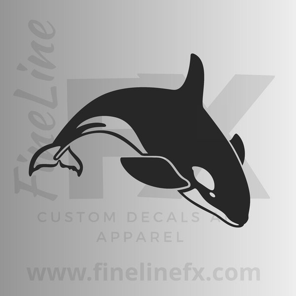 Orca Whale Decal - Etsy