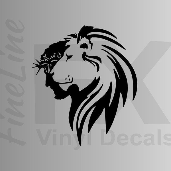 Lion Decal - Etsy