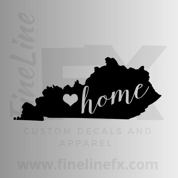 Kentucky Car Decal - Etsy