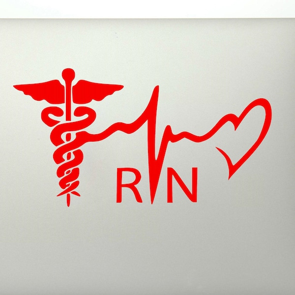 Heartbeat Decal - Etsy